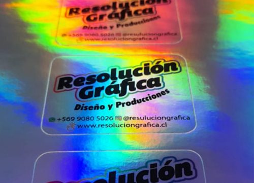Stickers Tornasol - Resolución Gráfica - Diseño y Producciones